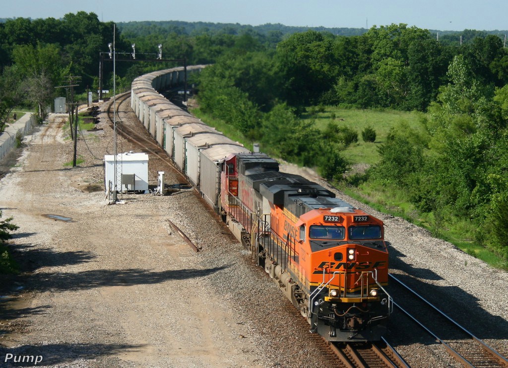 Westbound BNSF Loaded Grain Train